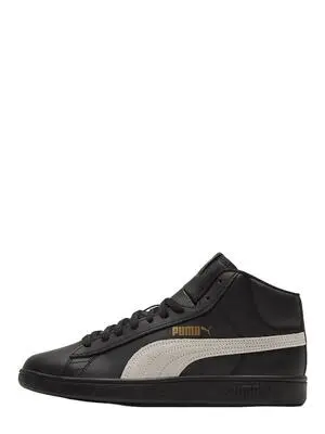 PUMA Smash V2 Mid Sneakers - Black/grey