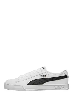 PUMA Smash V2 Vulc Sl Low Top Sneakers - White/black