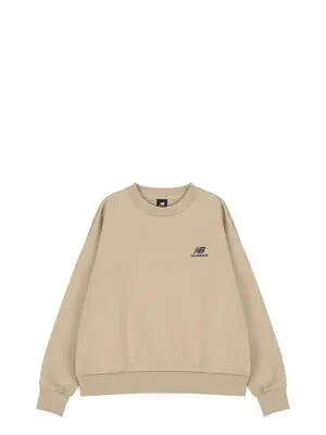 NEW BALANCE Printed Logo Crewneck Sweatshirt - Khaki