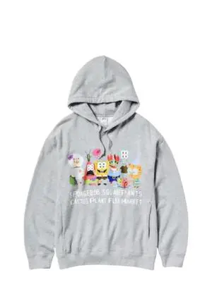 Uniqlo Cactus Plant Flea Market Spongebob Squarepants Hoodie - Grey