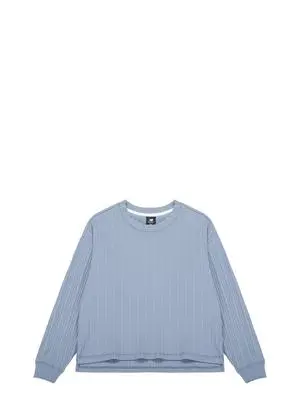 NEW BALANCE Rib-knit Pullover - Blue