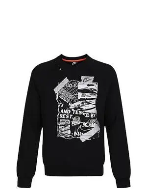 Nike Round Neck Pullover Casual - Black