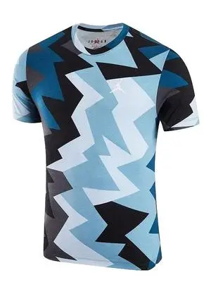JORDAN Flt Mvp S/s Aop Crew T-shirt - Blue