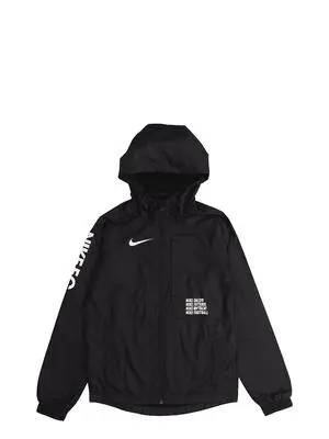 Nike Football Fc Zipper Hooded Windproof Sports Jacket - Black