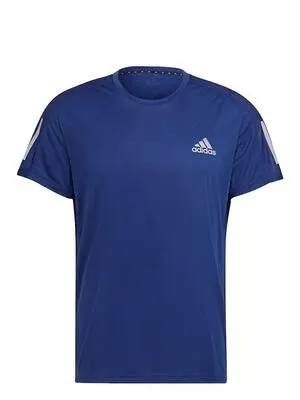 Adidas Leisure Fitness Training Crewneck Sports Short Sleeve - Blue