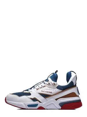 LI-NING 001 R-1 Paris Fashion Week Sneakers - White/blue/red