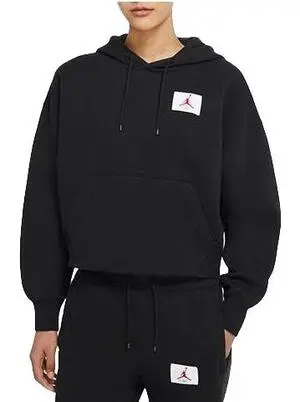 JORDAN Flight Logo Fleece Hoodie - Black