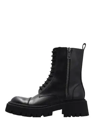 Balenciaga Tractor Boots - Black