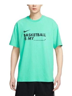 Nike Basketball Is My T-shirt 'lake Green - Green/multi-color