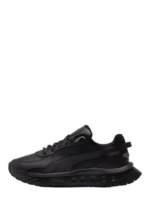 PUMA Wild Rider Reflective Low Top Sneakers - Black