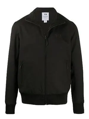 Adidas Y-3 Embroidered Long Sleeve Jacket - Black