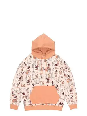 LI-NING X Disney Crossover Mickey Mouse Hoodie - White/orange