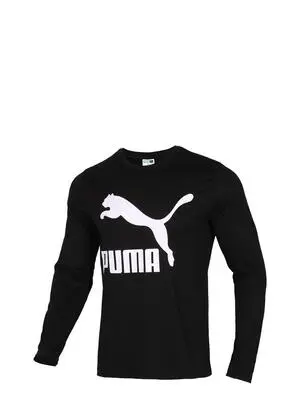 PUMA Long Sleeve Sports Running T-shirt - Black