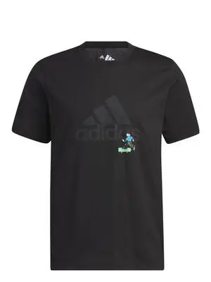 Adidas Graphic Logo T-shirts - Black