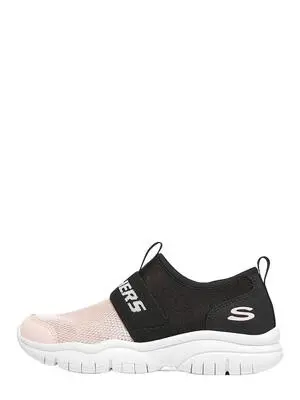 Sketchers Slip-on Athletic Shoes - Pink/black