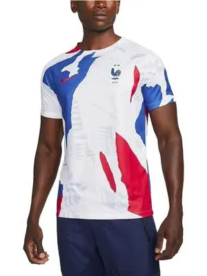 Nike France National Football Team Training Jersey - White/red/blue