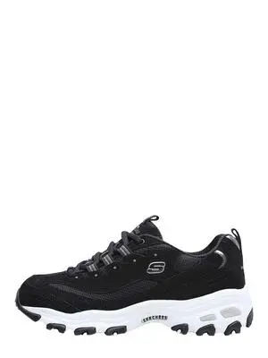 Sketchers D'lites Sneakers - Black/silver