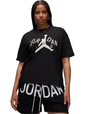 JORDAN X Nina Chanel Abney Tee 'black White - Black/white
