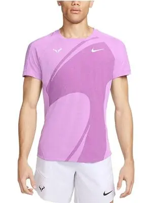 Nike Dri-fit Adv Short-sleeve Tennis Top - Rush Fuchsia