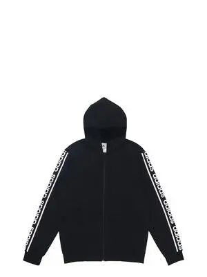 ADIDAS Adidas Sporty Casual Zip-Up Hoodie With Logo Detail