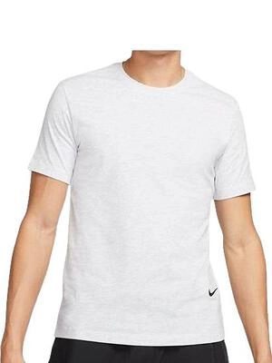 Nike Solid Color Round Neck Pullover Short Sleeve Birch Color T-shirt - Multi-color