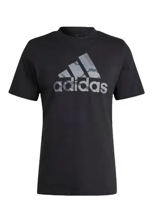 Adidas Camo Badge Of Sport Graphic T-shirt Asia Sizing - Black