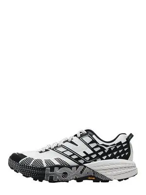 Hoka One One Speedgoat 2 Lace Up Sneakers - Black/frost