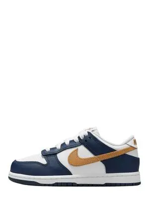 Nike Dunk Low Sneakers - White/midnight Navy/wheat