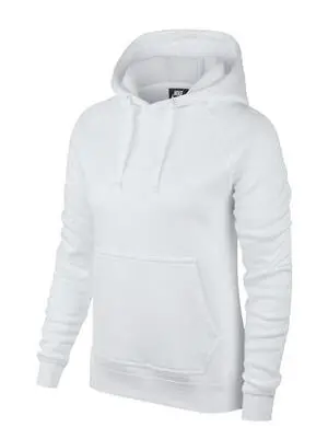 Nike Fleece Pullover Hoodie - White