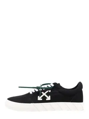 Off-White Low Vulcanized Canvas Sneaker - Black/white/orange