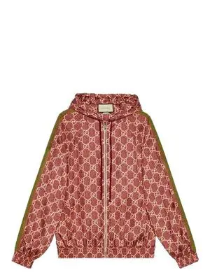 GUCCI Gucci GG Supreme Print Silk Jacket