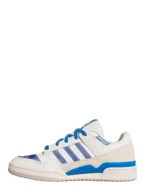 Adidas Forum Low Cl "white Blue Bird" Sneakers - Cloud White/blue Bird/royal Blue