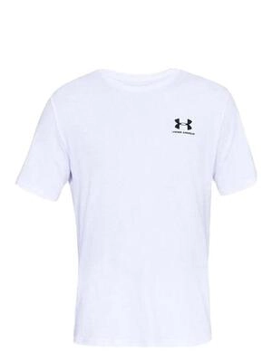 Under Armour Sportstyler Logo Training Short Sleeve T-shirt - White