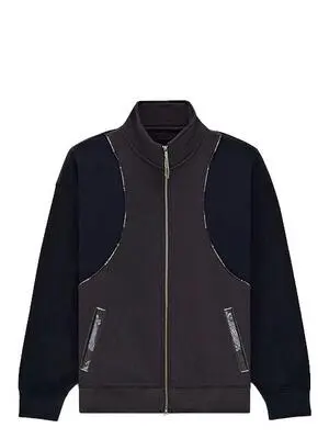 CONVERSE Reflective Strip Stand Collar Jacket - Purple