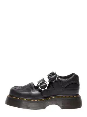 Dr. Martens X Wednesday Buzz Mary Jane Platform Shoes - Black/nappa Lux