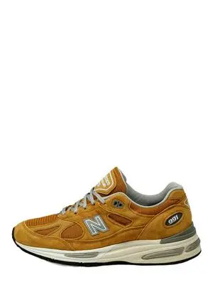 NEW BALANCE 991v2 Made In Uk "pumpkin" Sneakers - Pumpkin Orange