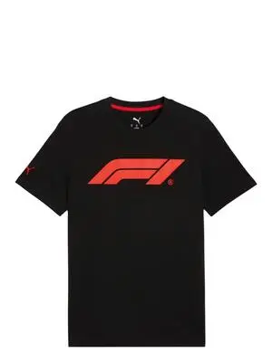 PUMA F1 Essentials Logo T-shirt Regular Fit - Black