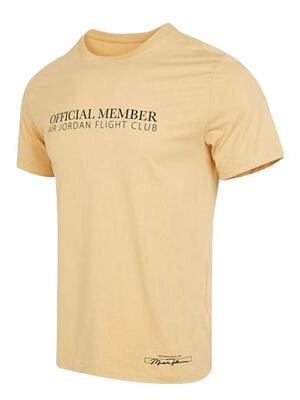 JORDAN Flight Mvp Logo T-shirt 'tan - Brown/black/tan