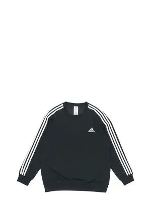 Adidas 3-stripes Crewneck Pullover - Black