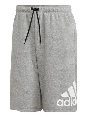 Adidas Sports Drawstring Shorts With Logo - Grey