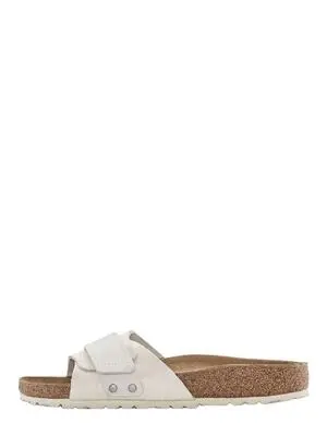 BIRKENSTOCK Birkenstock Oita Suede Leather Sandals White