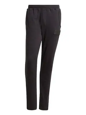 Adidas Originals Ssilicon Swpant Solid Color Casual Bundle Feet Sports Long Pants - Black