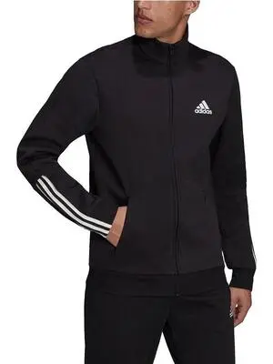 Adidas Athleisure Stand Collar Zip-up Jacket - Black