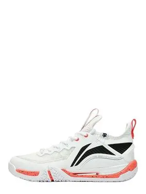 LI-NING Ground Flying 2 Pro Athletic Sneakers - White/orange/black
