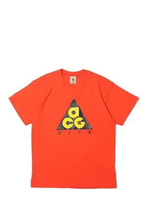 Nike Men's Nike X Acg Printing Short Sleeve Red T-shirt Red
