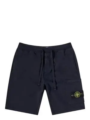 Stone Island STONE ISLAND Garment Dyed Sweat Shorts Navy