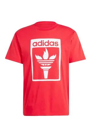 Adidas Trefoil Torch T-shirt Asia Sizing - Red