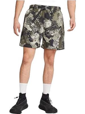 Nike Color Block Pattern Lacing Casual Shorts - Multi-color