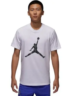 JORDAN As J Sprt Df Jm Ss Crew T-shirt Asia Sizing 'white - White/black