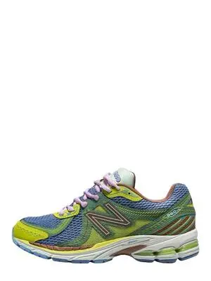 NEW BALANCE Up There X New Balance 860v2 "2000's Tropes" Lace-up Sneakers Green/blue